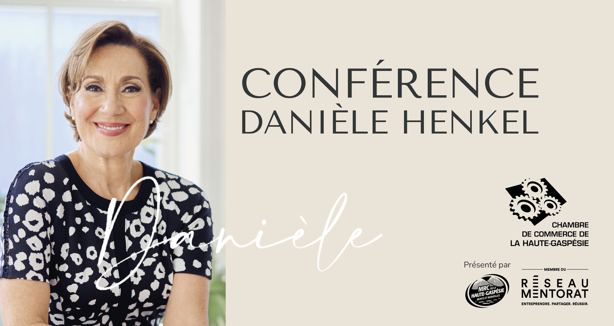 Conférence «Danièle Henkel» - Mentorat Gaspésie–Îles-de-la-Madeleine